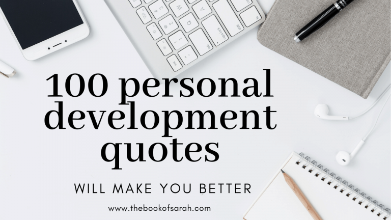 100 personal development quotes that will make you better